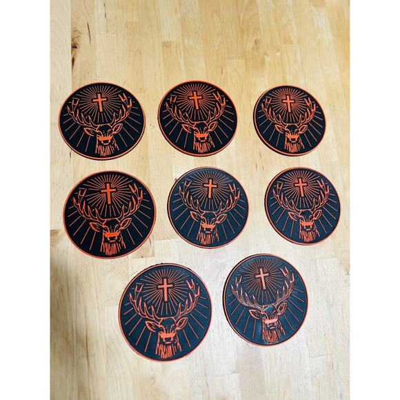 Jagermeister | Dining | Jagermeister Deer Stag Head Logo Coaster Rubber ...